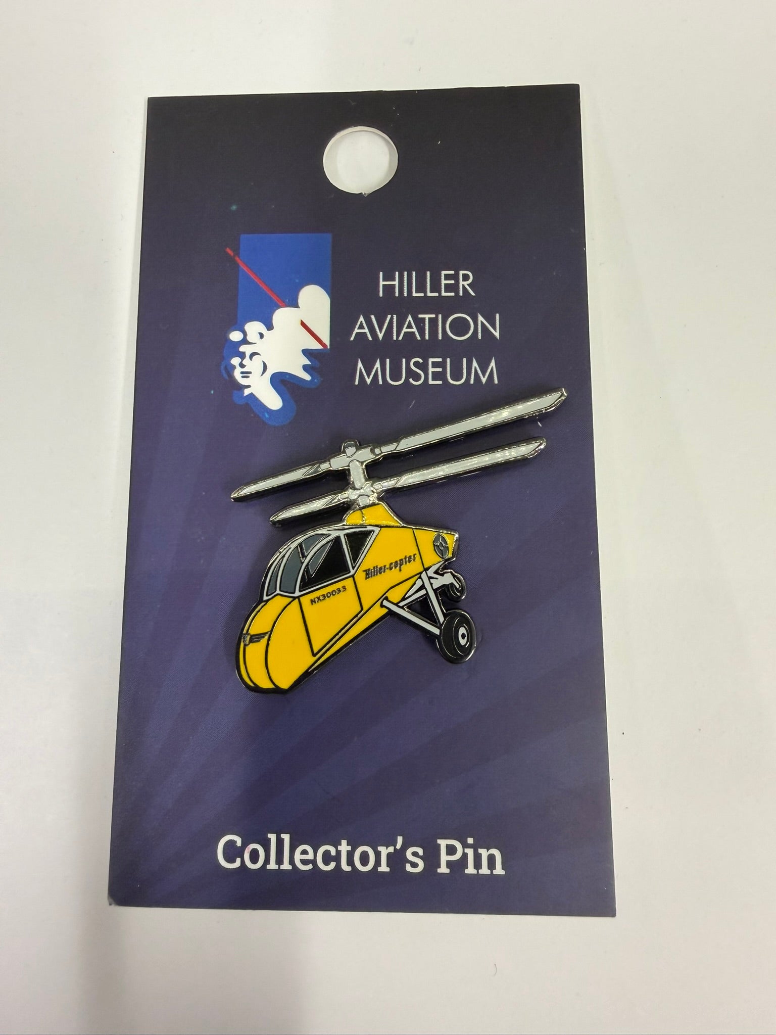 Hiller-Copter Collector's Pin – Hiller Aviation Museum