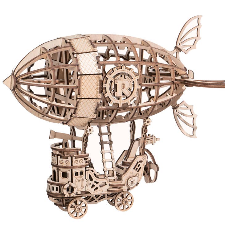 Airship, 3D wooden puzzle – Hiller Aviation Museum